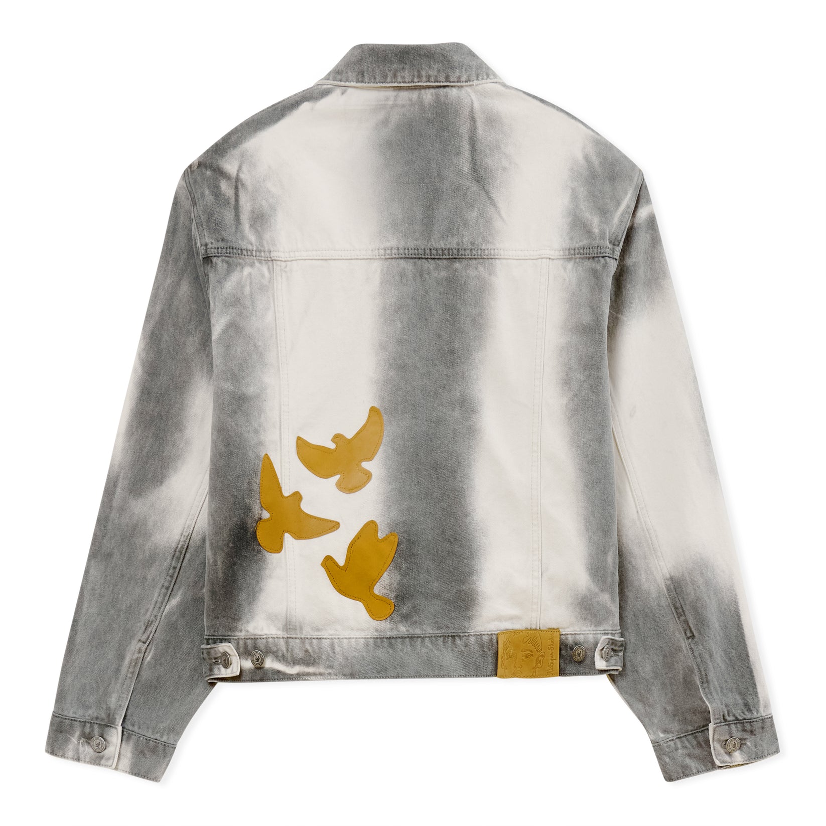 White Washed Doves Denim Jacket - KidSuper